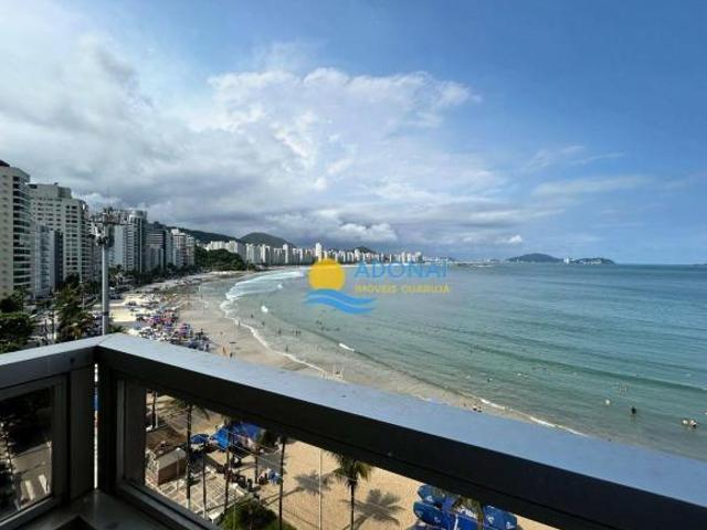 Apartamento frente mar com sacada — Astúrias — Guarujá