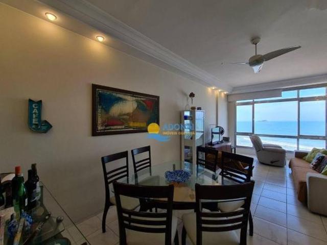 Apartamento frente mar com sacada — Astúrias — Guarujá