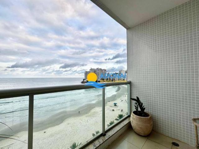 Apartamento frente mar com sacada — Astúrias — Guarujá