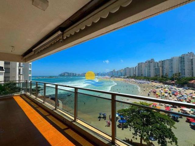 Apartamento frente mar com sacada — Pitangueiras — Guarujá
