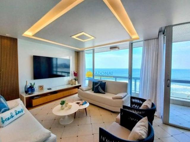 Apartamento frente mar com sacada — Pitangueiras — Guarujá