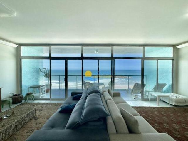 Apartamento frente mar com sacada — Pitangueiras — Guarujá