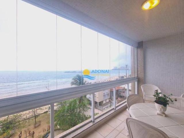 Apartamento frente mar com sacada — Pitangueiras — Guarujá