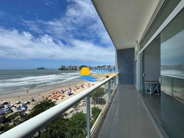 Apartamento frente mar com sacada — Pitangueiras — Guarujá