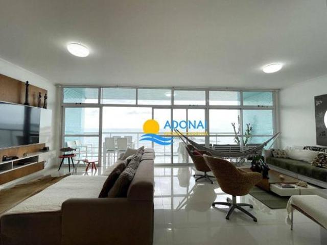 Apartamento frente mar com sacada — Pitangueiras — Guarujá