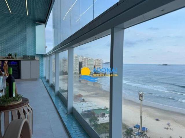 Apartamento frente mar com sacada — Pitangueiras — Guarujá