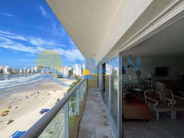 Apartamento frente mar com sacada — Pitangueiras — Guarujá