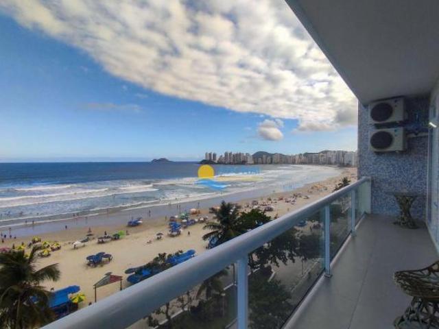 Apartamento frente mar com sacada — Pitangueiras — Guarujá