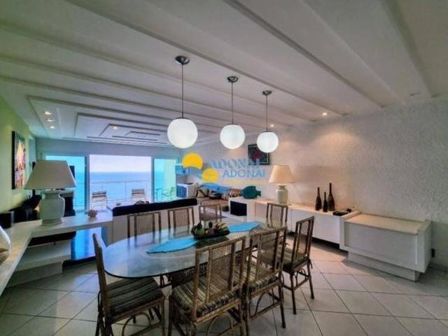 Apartamento frente mar com sacada — Pitangueiras — Guarujá