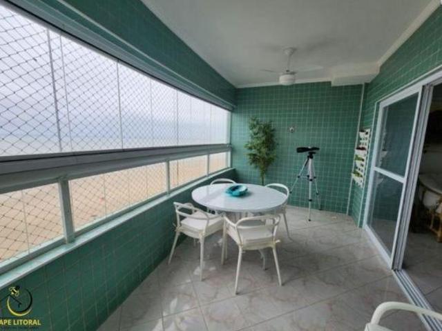 Apartamento frente mar de 3 dormitórios e 3 vagas demarcadas – Guilhermina PG