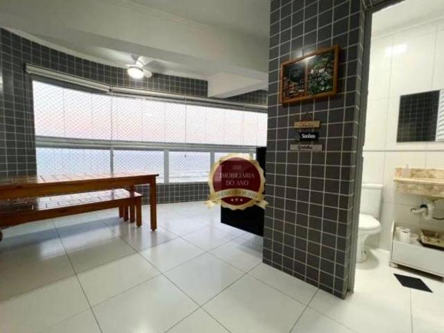 Apartamento frente mar de 3 dormitórios em Praia Grande