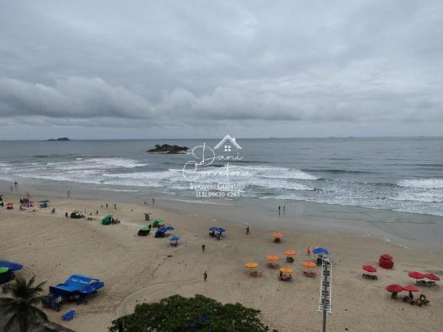 Apartamento frente mar total Guarujá SP, Pitangueiras. 3 quartos, 2 suítes, 3 salas, 3 banheiros, 1