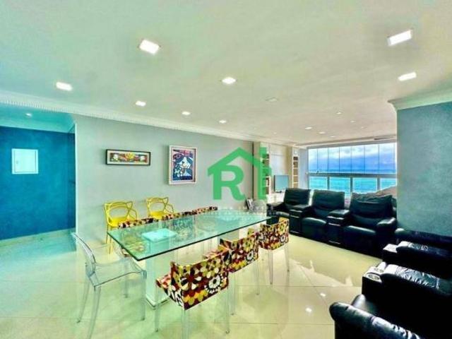 Apartamento frente mar, vista mar, 4 dormitórios 1 suíte, 1 vaga, Pitangueiras, Guarujá/SP