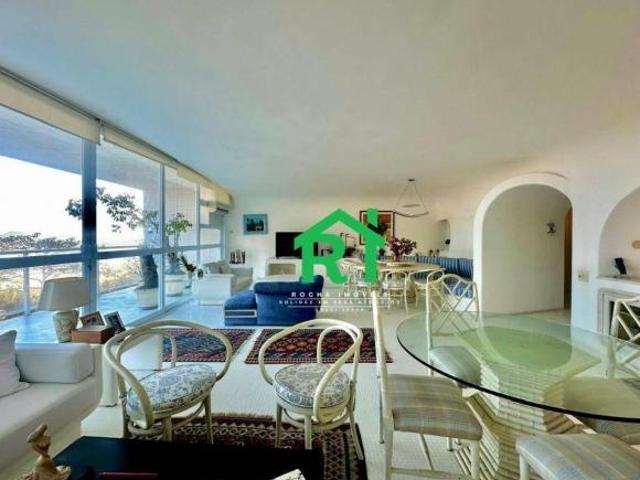 Apartamento frente mar, vista mar, 4 dormitórios 1 suíte, 2 vagas, Pitangueiras, Guarujá/SP