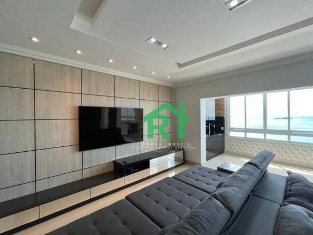 Apartamento frente mar, vista mar, 4 dormitórios 2 suítes, 2 vagas, Pitangueiras, Guarujá/SP