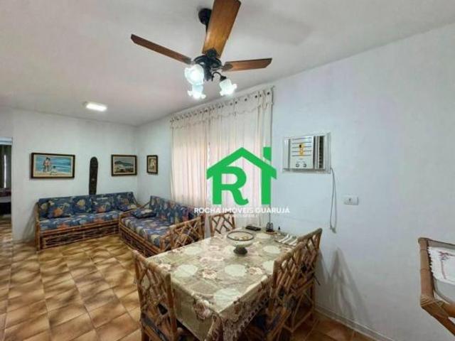 Apartamento frente mar, 1 quarto, 1 vaga, à venda em Jardim Astúrias, Guarujá