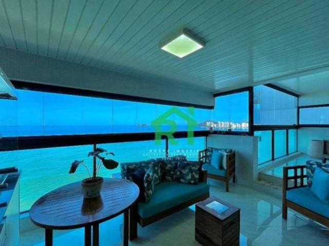 Apartamento Frente Mar, 3 Quartos 3 Suítes, 2 Vagas, Área de Lazer, Pitangueiras, Guarujá