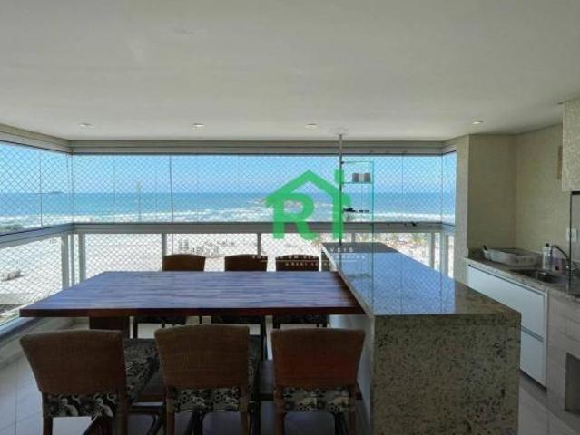 Apartamento frente mar com 3 quartos 3 suítes, 2 vagas e lazer à venda em Pitangueiras, Guarujá