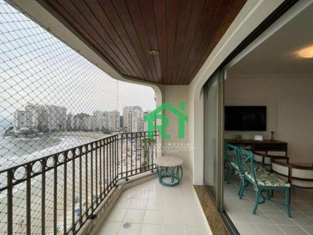 Apartamento Frente Mar 3 Dormitórios 3 Suítes, Lazer, Jardim Astúrias, Guarujá/SP