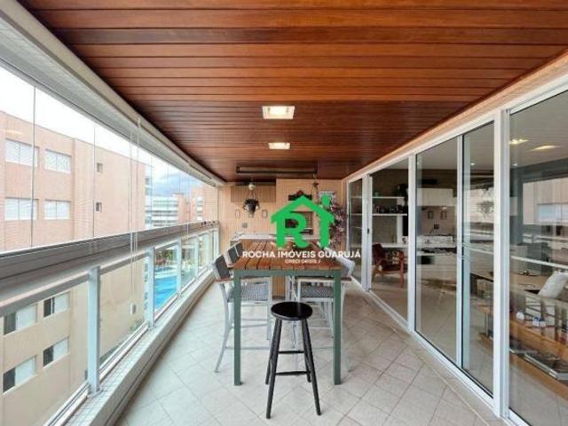Apartamento Frente Mar, 3 Dormitórios 1 Suíte, 4 Vagas, Lazer, Enseada, Guarujá/SP