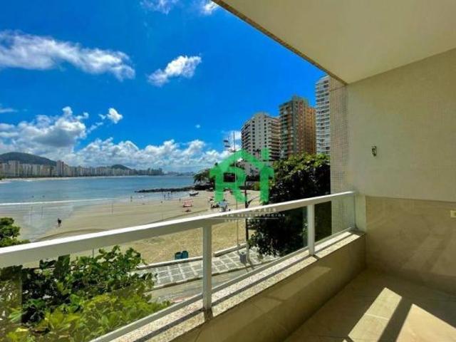 Apartamento Frente Mar, 3 Dormitórios 1 Suíte, 1 Vaga, Jardim Astúrias, Guarujá/SP