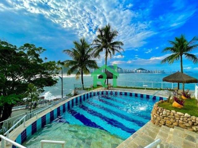 Apartamento Frente Mar, 3 Dormitórios 1 Suíte, 2 Vagas, Área de Lazer, Jardim Astúrias, Guarujá/SP