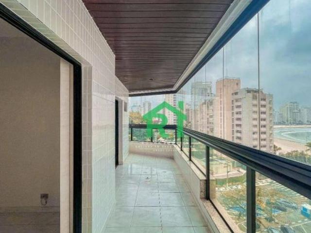 Apartamento Frente mar 3 Quartos 1 Suíte. Venda, 130m² R$875.750 Jardim Astúrias Guarujá/SP