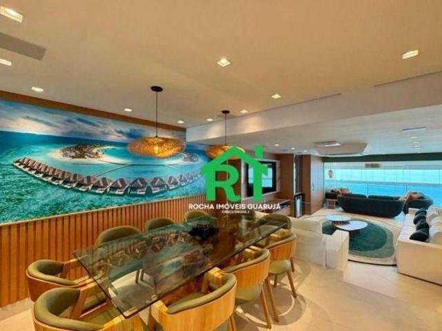 Apartamento Reformado, Frente Mar com 3 Suítes, 2 Vagas, Lazer à venda em Pitangueiras, Guarujá