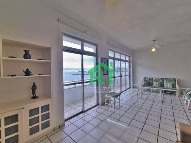 Apartamento Frente Mar, 4 Dormitórios, 1 Suíte, 1 vaga, Pitangueiras Guarujá/SP Pitangueiras Gu