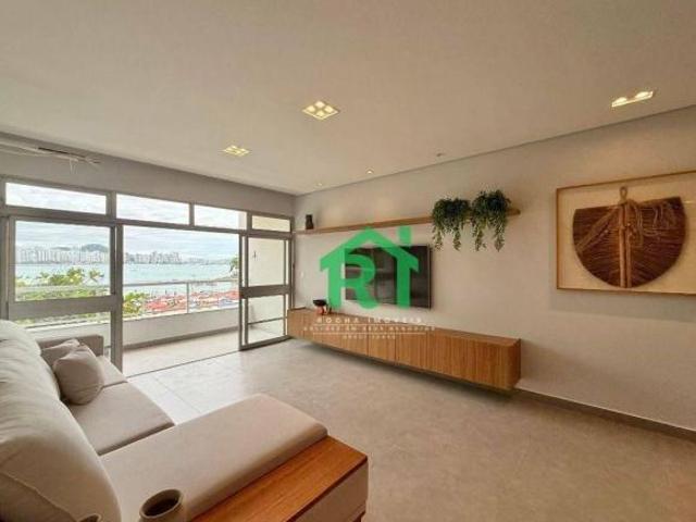 Apartamento Frente Mar, 4 Dormitórios 2 Suítes, 1 Vaga, Jardim Astúrias, Guarujá/SP