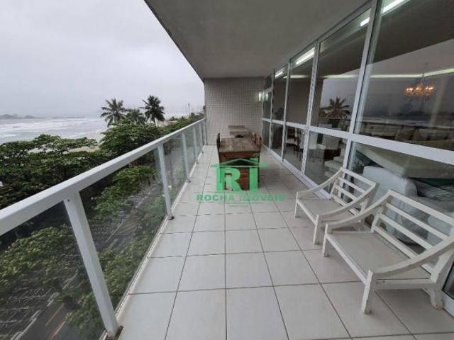 Apartamento Frente Mar, 4 Dormitórios 2 Suítes, 2 Vagas, Área de Lazer, Pitangueiras, Guarujá/SP