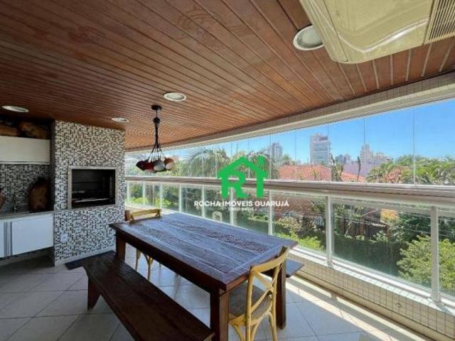 Apartamento Frente Mar, 4 Dormitórios 2 Suítes, 4 Vagas, Lazer, Enseada, Guarujá/SP