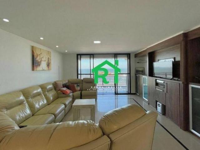 Apartamento frente mar, 4 dormitórios 4 suítes, 2 vagas, Pitangueiras, Guarujá/SP