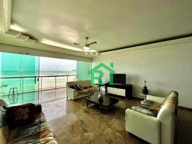 Apartamento Frente Mar, 4 dormitórios 4 Suítes Praia de Pitangueiras Guarujá/SP