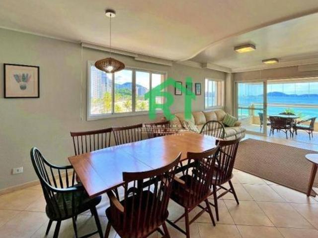Apartamento Frente Mar, 4 Suítes, 2 Vagas, Lazer, à venda em Jardim Astúrias, Guarujá