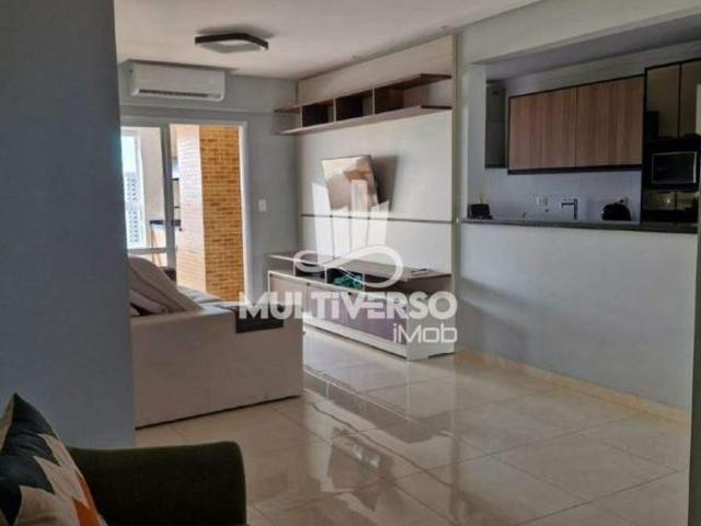 Apartamento Frente na Praia Grande Aviação – 3 Dorms, 2 Suítes, Varanda Gourmet e 2 Vagas