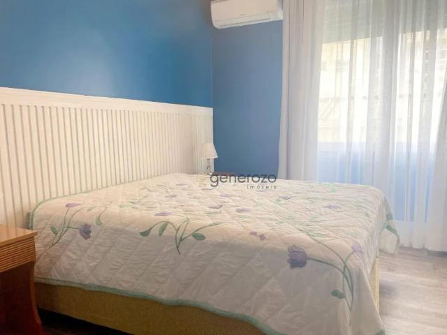 Apartamento frente à praia, 03 dormitórios, 01 vaga, Pitangueiras