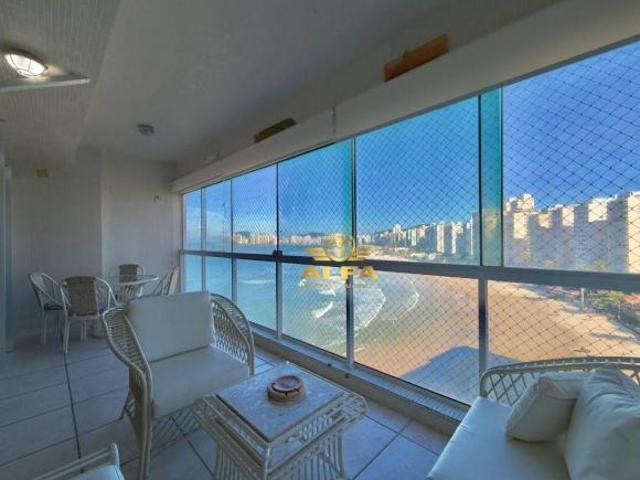 Apartamento Frente Total para o Mar com 3 Suítes nas Pitangueiras – Alfa Imóveis Guarujá