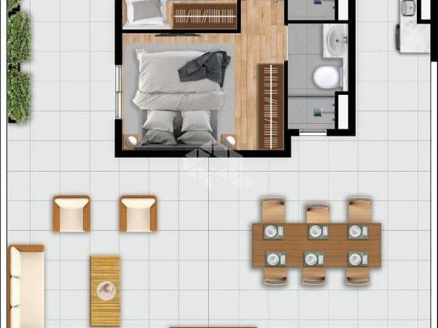 Apartamento Garden 132,31m² no Panorama Olivetanos 2 Dormitórios, 1 Suíte, 1 Vaga livre