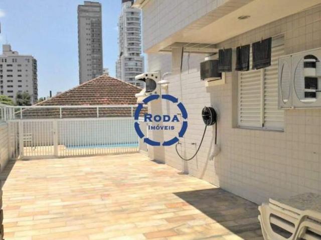 Apartamento Garden com piscina e churrasqueira a venda em Santos, localizado no bairro do Gonzaga