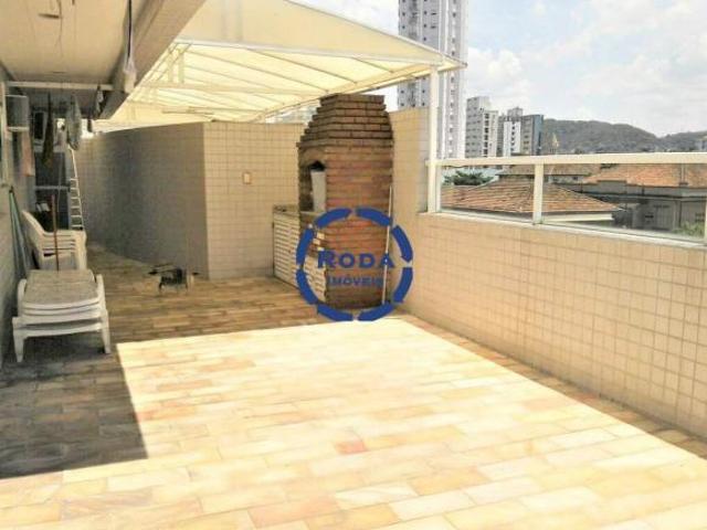 Apartamento Garden com piscina e churrasqueira a venda em Santos, localizado no bairro do Gonzaga