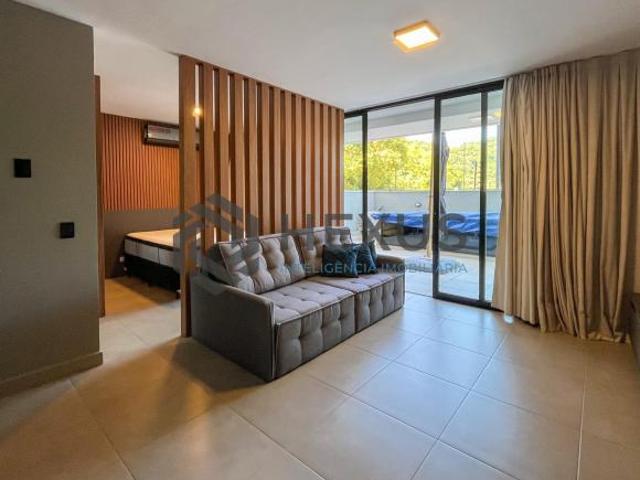 Apartamento garden com varanda e lazer no Balneário Praia do Pernambuco, Guarujá