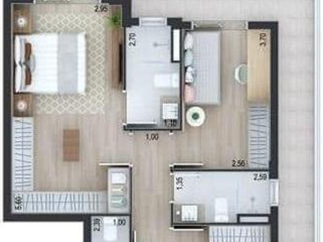 Apartamento garden com 100 m² + 92 m² de terraço, 3 quartos e 2 vagas no Cabral