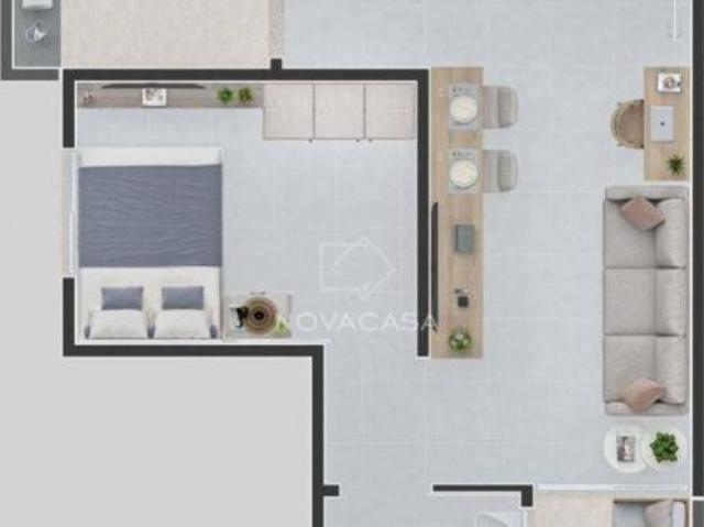 Apartamento Garden com 1 dormitório à venda, 35 m² por R$ 245.000,00 Maracanã I Justinópolis R