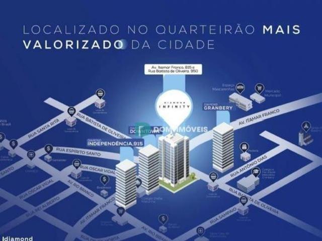 Apartamento Garden com 1 dormitório à venda, 30 m² por R$ 289.900,00 Centro Juiz de Fora/MG