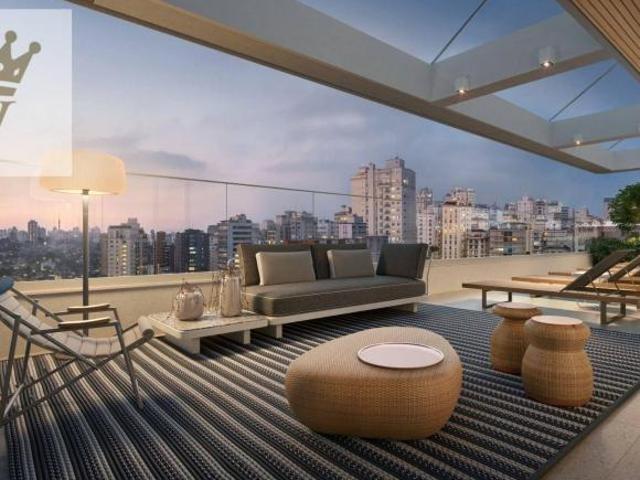 Apartamento Garden com 1 dormitório à venda, 48 m² por R$ 1.625.900 Higienópolis São Paulo/SP