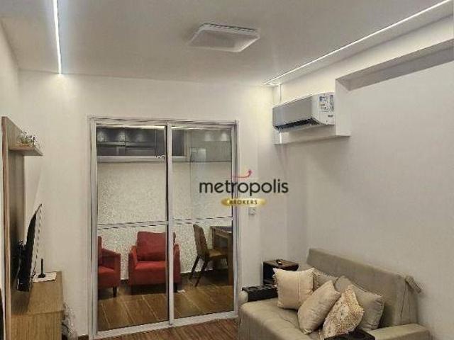 Apartamento Garden com 1 dormitório à venda, 60 m² por R$ 420.000,00 Vila Metalúrgica Santo Andr