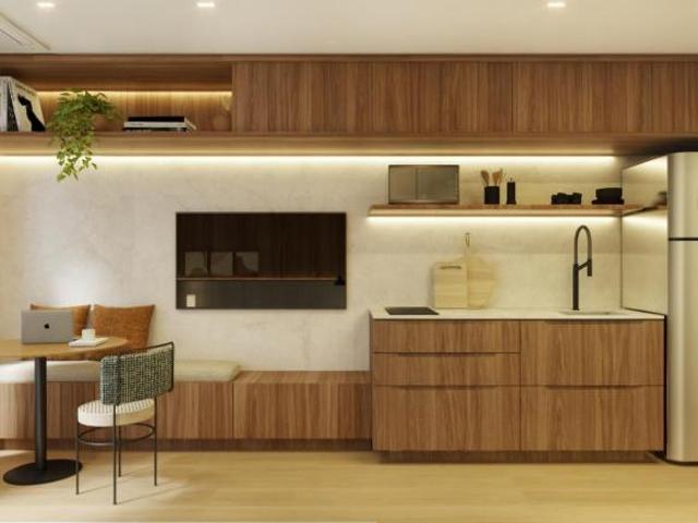 Apartamento garden com 1 quarto no Bigorrilho PR