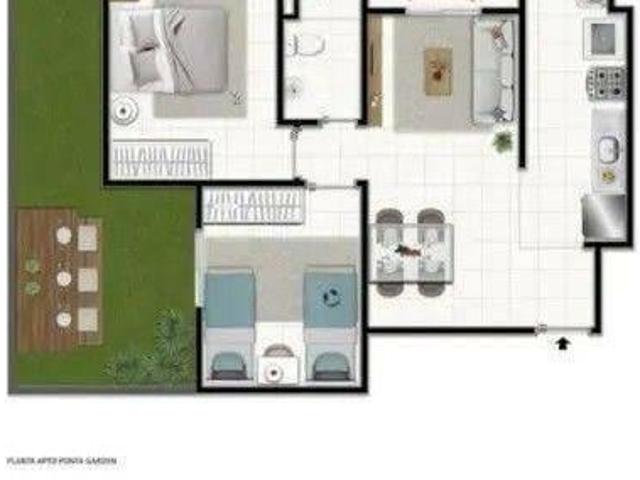 Apartamento Garden com 2 dormitórios à venda, 50 m² por R$ 815.050,00 Condomínio Verdi Residence