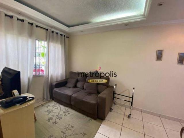 Apartamento Garden com 2 dormitórios à venda, 58 m² por R$ 285.000,00 Vila Tibiriçá Santo André/